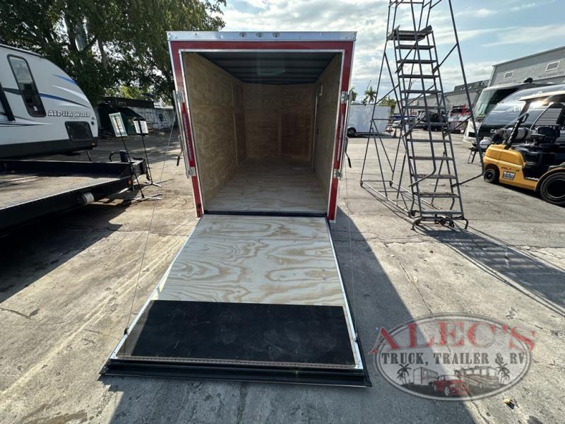 New 2025 AN Anvil Trailer 6 X 12 Enclosed cargo Trailer RED Cargo Trailer at Alec's Truck ...