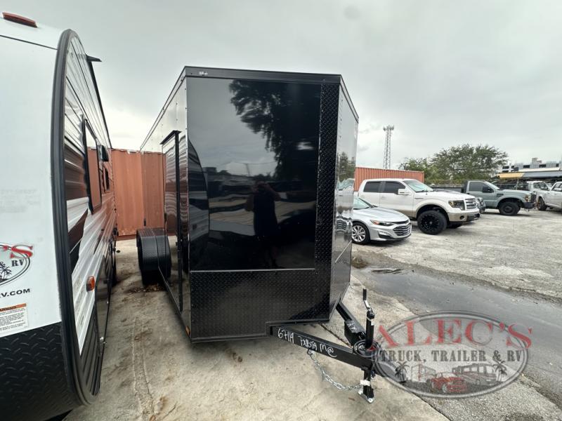 New 2025 QC QUALITY CARGO LLC CARGO TRAILER 7 X 16TA BOP 9" EXTRA ...