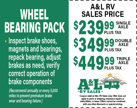 Service Specials in Tennessee, Georgia & Virginia | A&L RV Sales