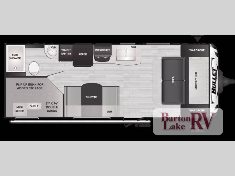 New 2022 Keystone RV Bullet Crossfire 2200BH Travel Trailer at Barton ...