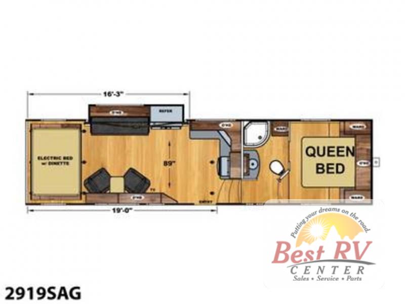 New 2023 Eclipse Attitude Wide Lite 2919SAG Toy Hauler Fifth Wheel at ...