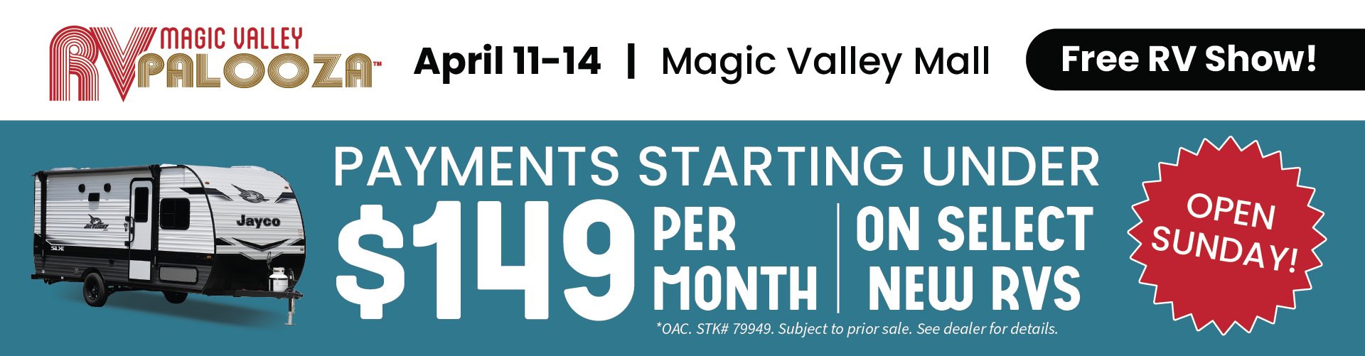 Magic Valley RV Palooza | April 11-14, 2024 | Magic Valley Mall | Bish ...