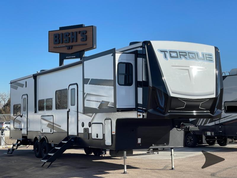 New 2025 Heartland Torque 371 Toy Hauler Fifth Wheel at Bish's RV ...
