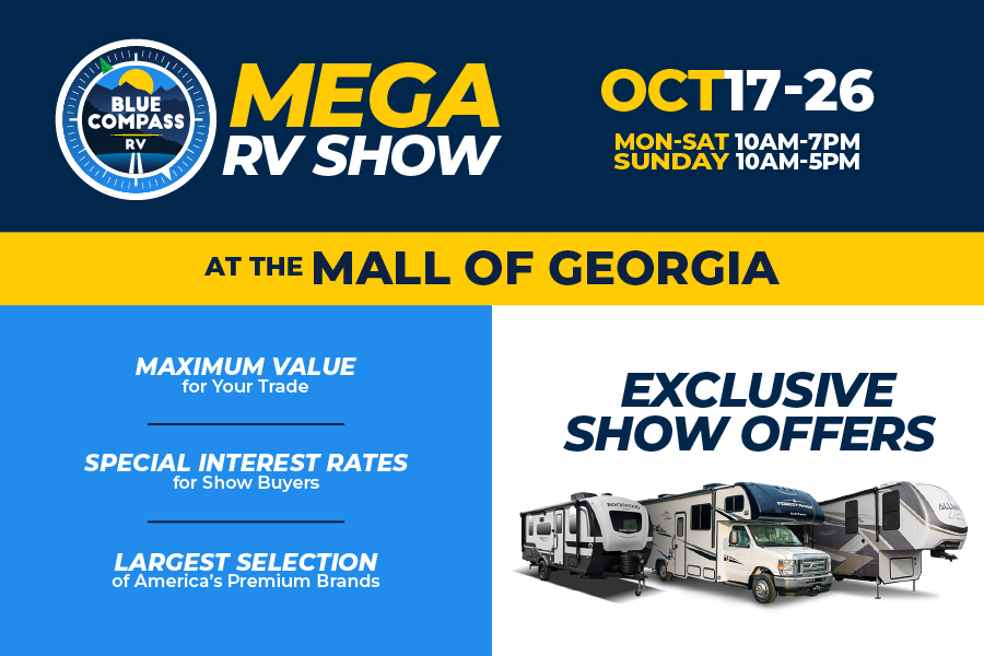 Georgia Mall RV Show | October 17th - October 26th | Blue Compass RV