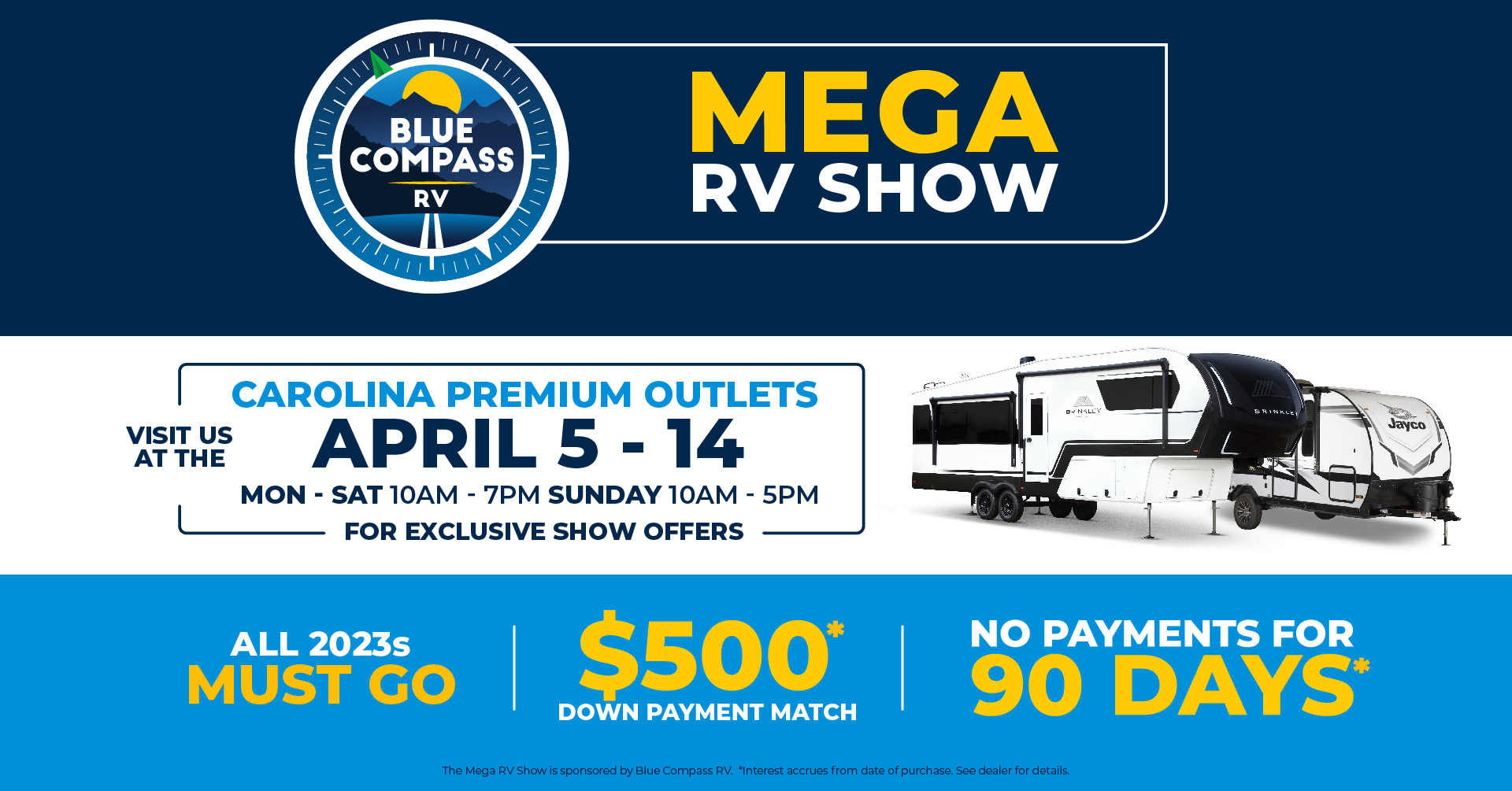 Carolina Premium Outlets, Smithfield, NC | April 5 - 14, 2024 | Blue ...