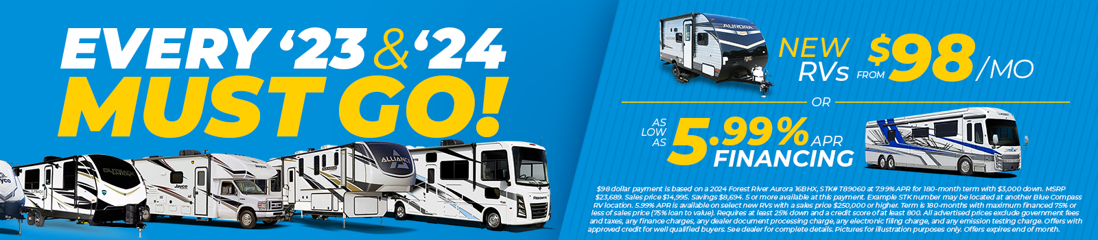 RV Dealerships in New Hampshire | Blue Compass RV