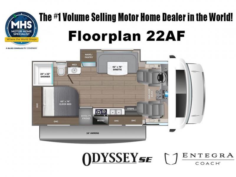 New 2026 Entegra Coach Odyssey SE 22AF Motor Home Class C at Blue ...