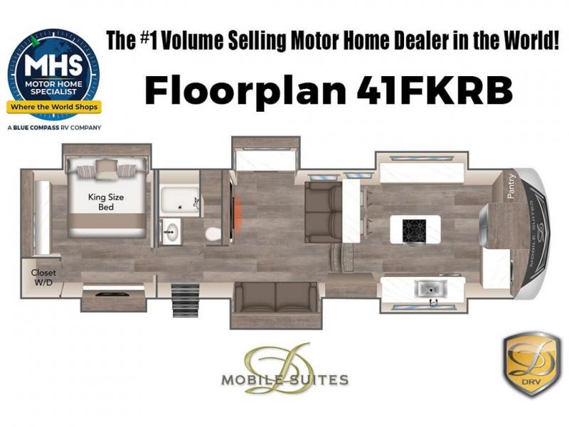 New 2025 DRV Luxury Suites Mobile Suites 41FKRB Fifth Wheel at Blue ...