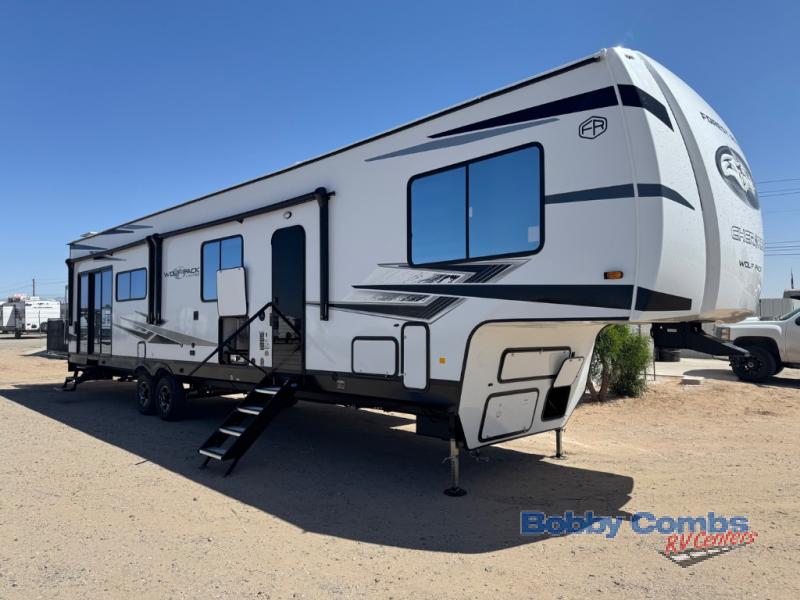 New 2025 Forest River RV Cherokee Wolf Pack 350PACK15 Toy Hauler Fifth Wheel at Bobby Combs RV ...