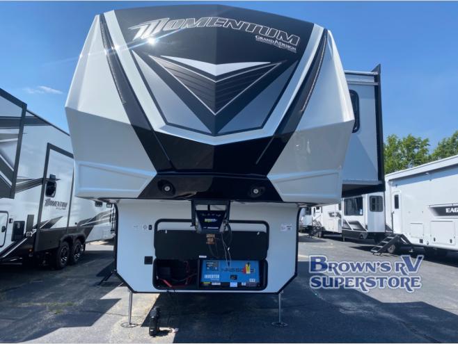 New 2024 Grand Design Momentum M-Class 414M Toy Hauler Fifth Wheel at Brown's RV Superstore ...