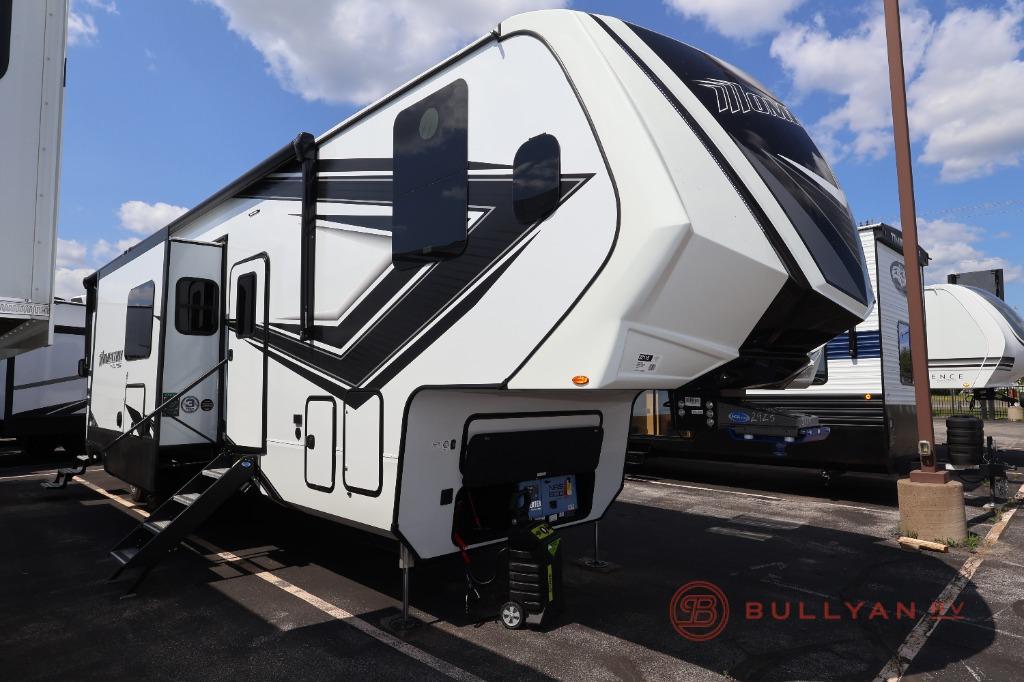 New 2025 Grand Design Momentum M-Class 344M Toy Hauler Fifth Wheel at ...