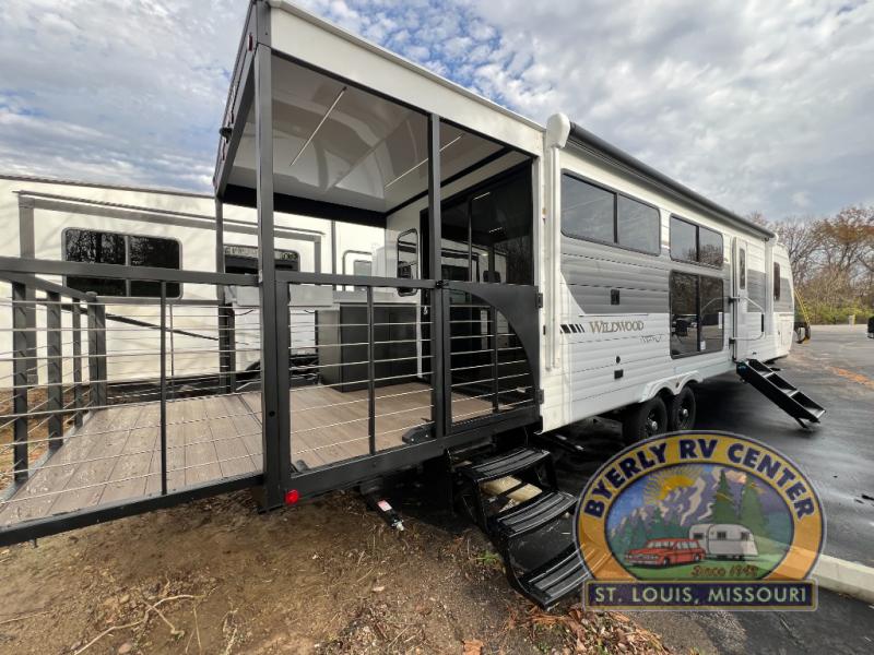 New 2025 Forest River RV Wildwood 32VERANDA Travel Trailer at Byerly RV ...