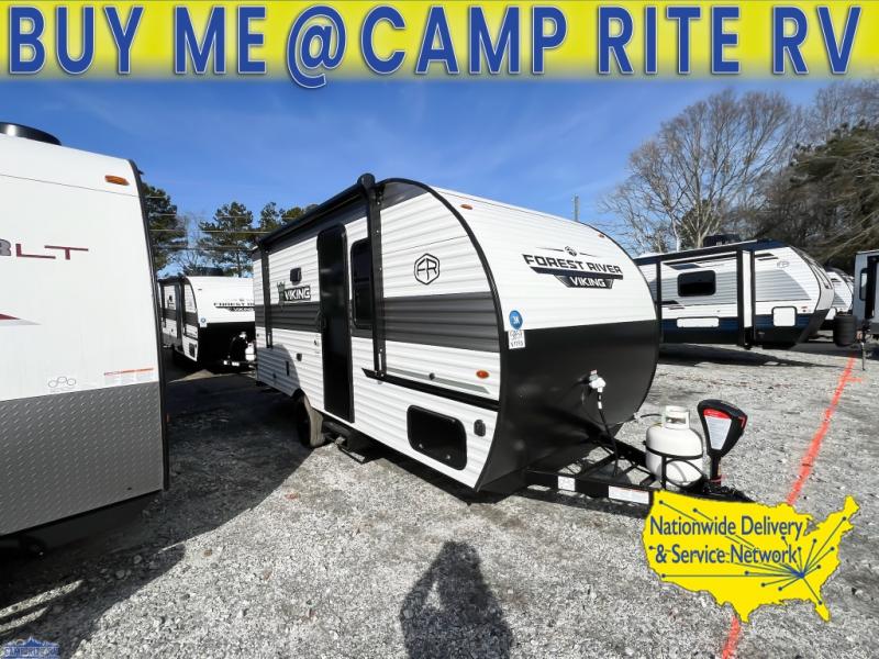 New 2025 Forest River RV Viking 3K Series 17FQ Travel Trailer at Camp ...