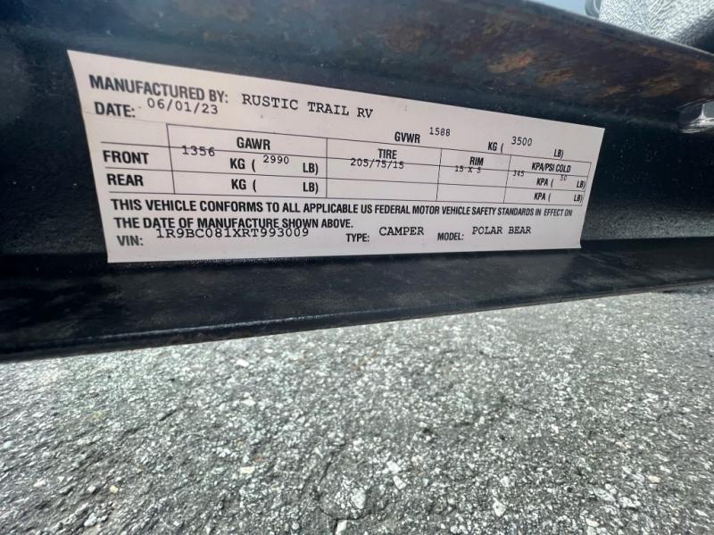 New 2024 Rustic Trail Polar Bear Teardrop Trailer at Camp-Rite RV ...