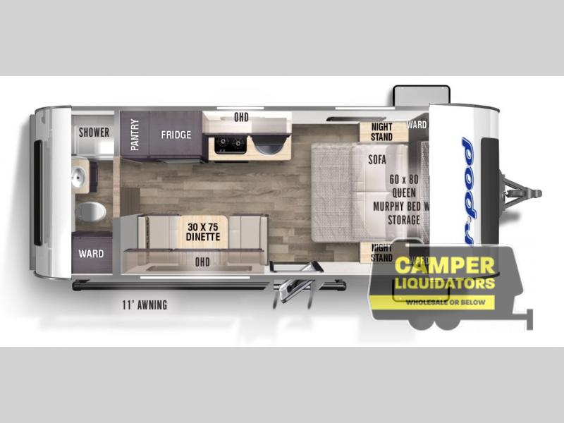 New 2024 Forest River RV R Pod 192 Travel Trailer at Camper Liquidators ...