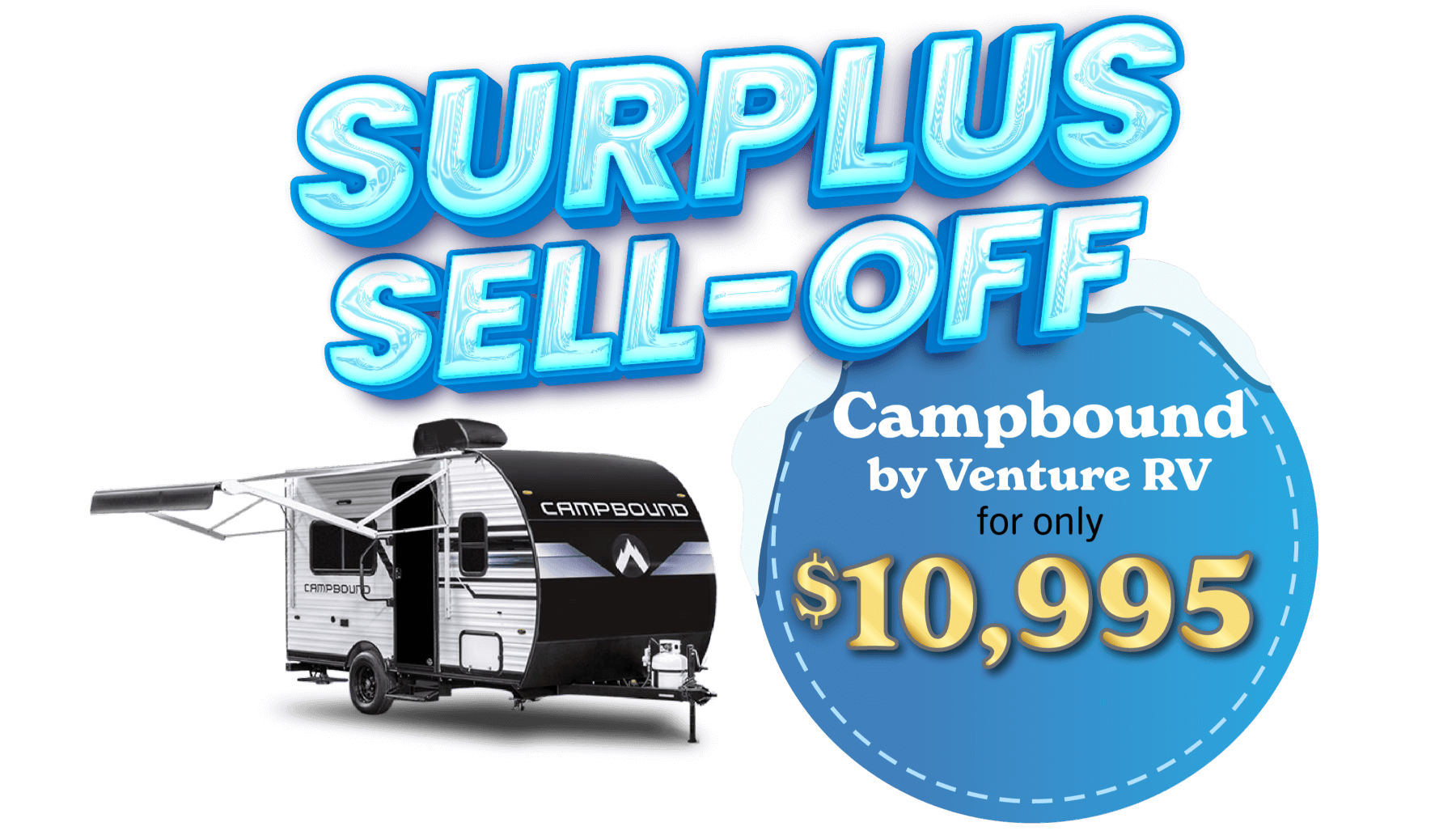 Surplus Sell Off Event | Campers Inn