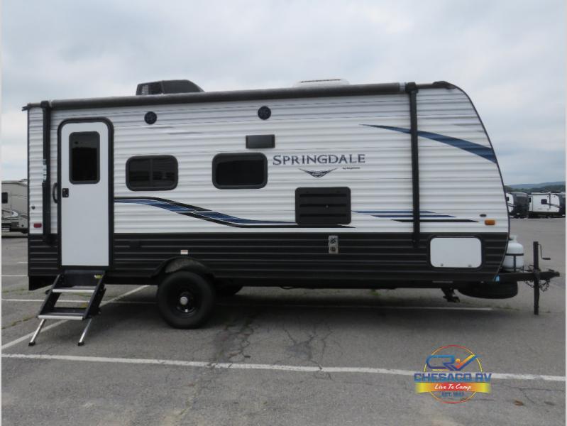 Used 2020 Keystone RV Springdale Mini 1720TH Toy Hauler Travel Trailer ...