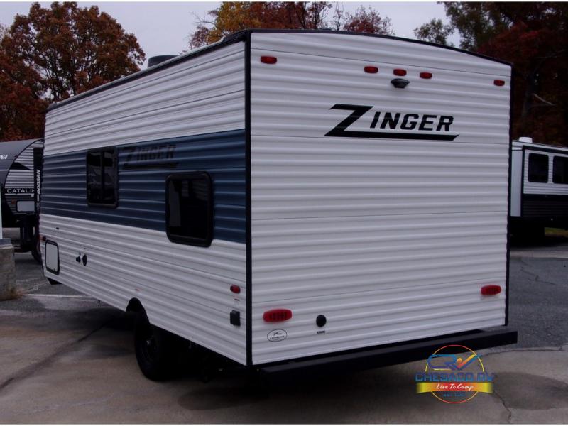 New 2024 CrossRoads RV Zinger Lite 18BH Travel Trailer at Chesaco RV ...