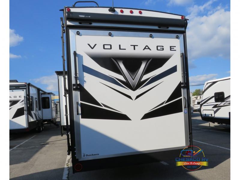 New 2023 Dutchmen RV Voltage 3675 Toy Hauler Fifth Wheel at Chesaco RV ...