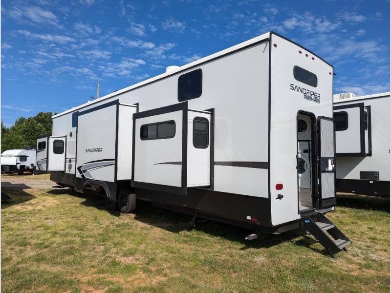 New 2024 Forest River RV Sandpiper Destination Trailers 40DUPLEX Destination Trailer at ...