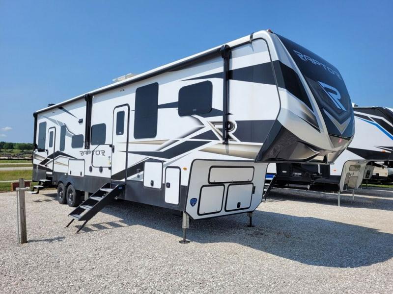 Used 2023 Keystone RV Raptor 362 Toy Hauler Fifth Wheel at Colaw RV ...