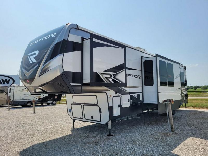 Used 2023 Keystone RV Raptor 362 Toy Hauler Fifth Wheel at Colaw RV ...