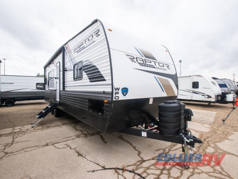 New 2025 Keystone RV Raptor Carbon Series 30WFO Toy Hauler Travel ...