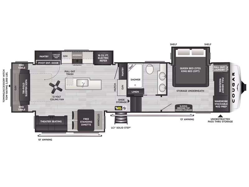 New 2025 Keystone RV Cougar Hero Edition 316RLS Fifth Wheel at ...