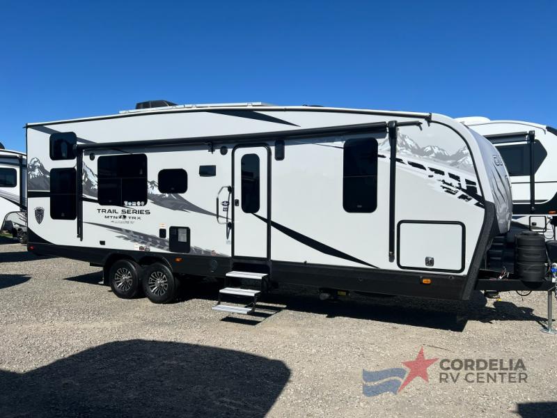 New 2025 Outdoors RV MTN TRX Titanium 27TRX Toy Hauler Travel Trailer ...