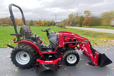 Mahindra 26XLT with Loader and Mower