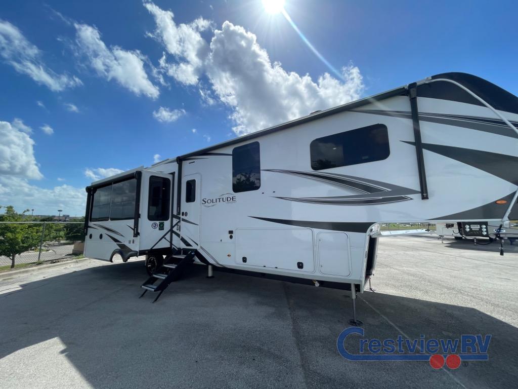 New 2024 Grand Design Solitude 370DV Fifth Wheel at Crestview RV | Buda ...