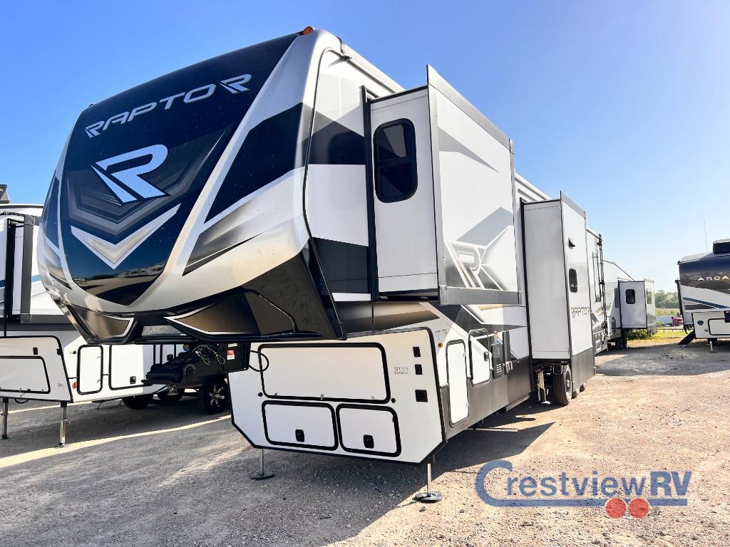 New 2024 Keystone RV Raptor 415 Toy Hauler Fifth Wheel at Crestview RV ...
