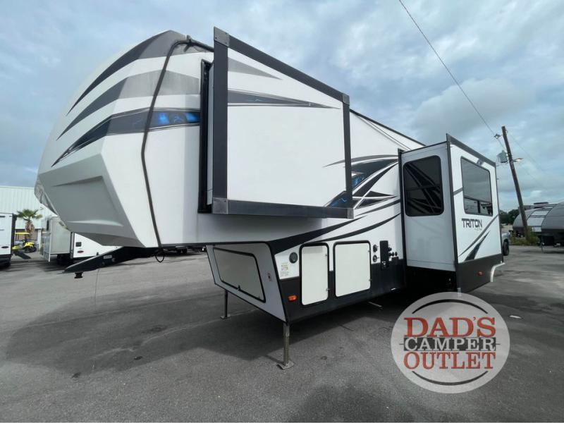 Used 2019 Dutchmen RV Triton 3561 Toy Hauler Fifth Wheel at Dad's ...