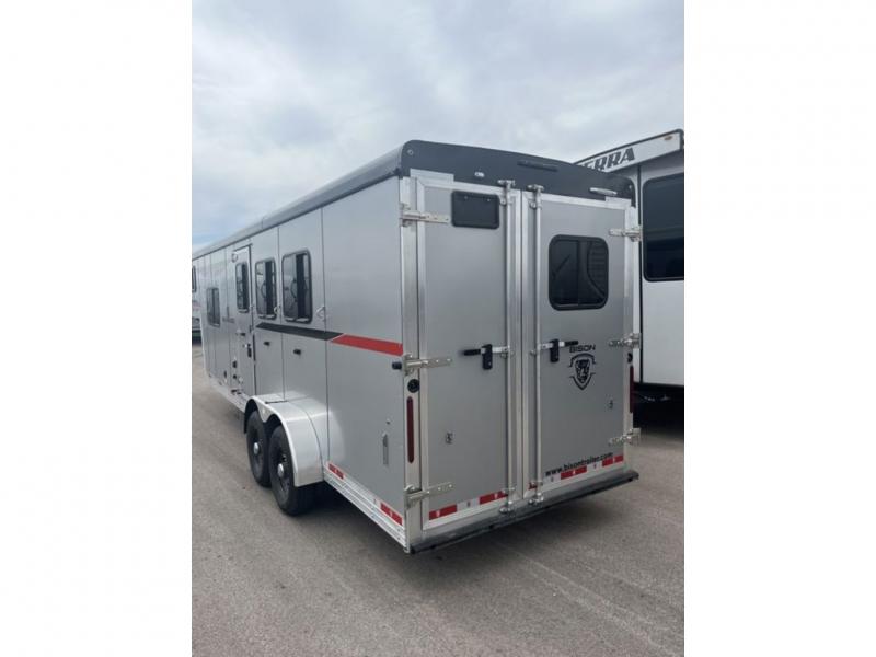 New 2024 Bison SILVERADO 7308 Horse Trailers with living quarters at ...