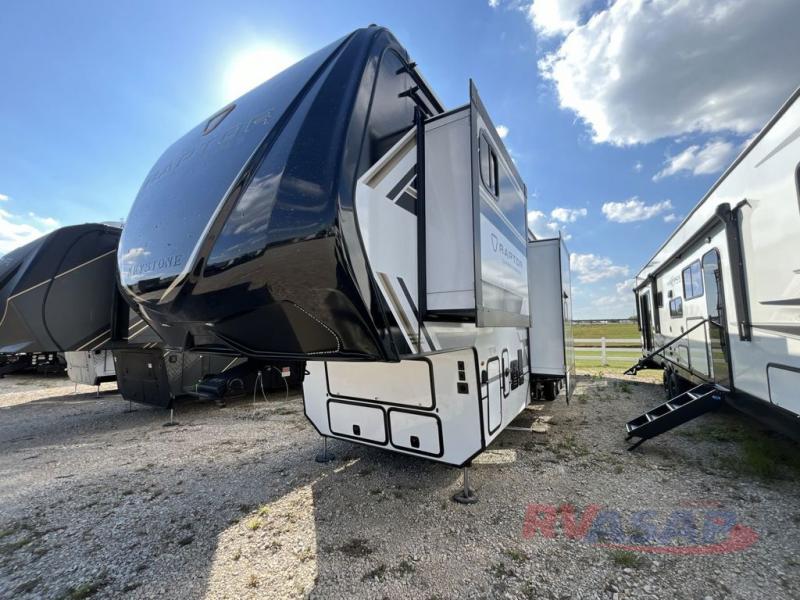 New 2026 Keystone RV Raptor Carbon Series 398 Toy Hauler Fifth Wheel at ...