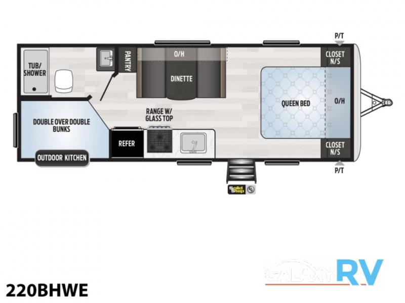 Used 2020 Keystone RV Springdale 220BHWE Travel Trailer at Galaxy RV ...