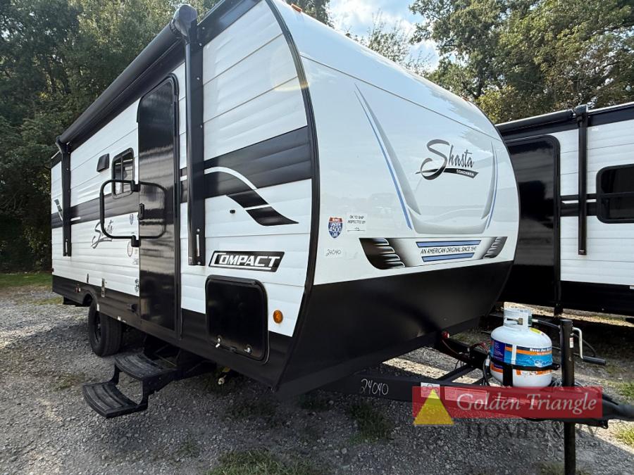 New 2026 Shasta RVs Compact 18DBL Travel Trailer at Golden Triangle ...