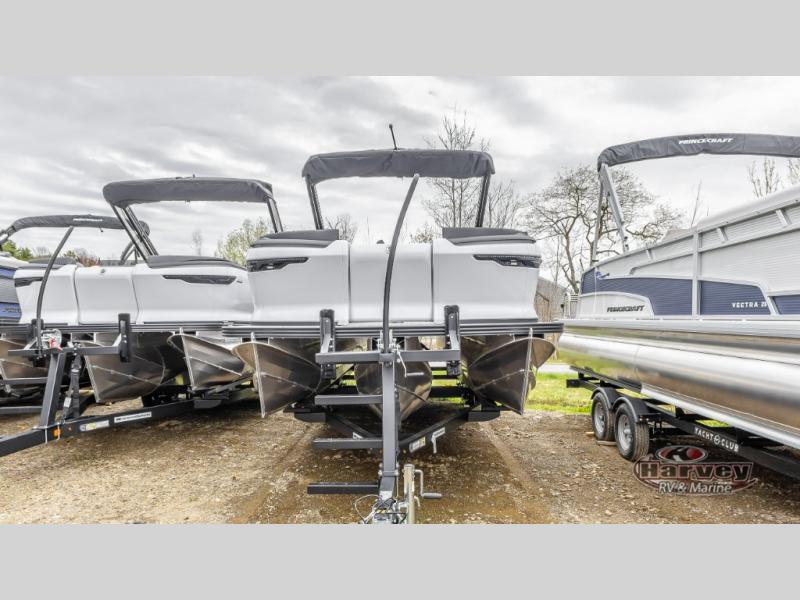 New 2024 BRP Manitou Explore 24 Max Switchback Pontoon at Harvey RV ...