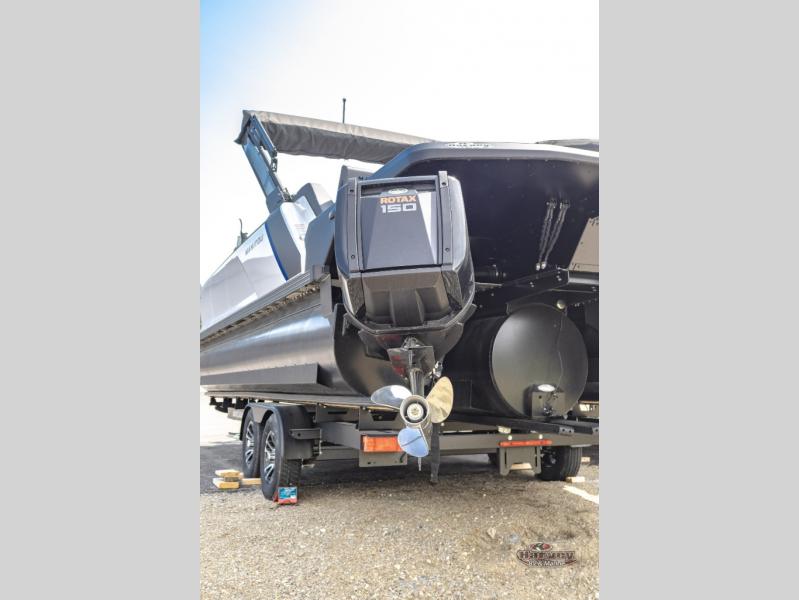 New 2024 BRP Manitou Explore 24 Max Navigator Pontoon at Harvey RV ...