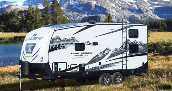 New Outdoors RV Trail Series MTN TRX 21TRX Toy Hauler Travel Trailer ...
