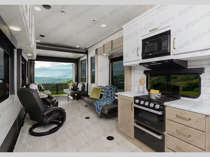 New Keystone RV Raptor Carbon Series 340 Toy Hauler Fifth Wheel for ...