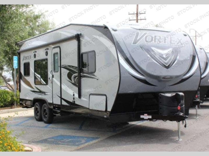 New Genesis Supreme Vortex 2715FS Prime Toy Hauler Travel Trailer for ...