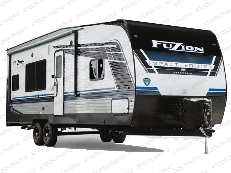 New Keystone RV Fuzion Impact Edition 2813 Toy Hauler Travel Trailer ...