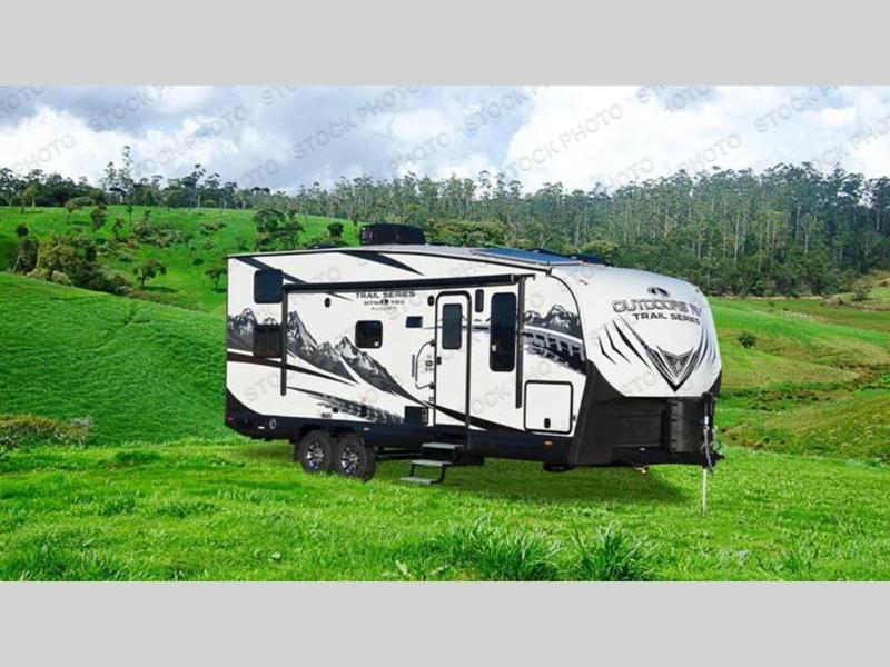 New Outdoors RV Trail Series MTN TRX 24TRX Toy Hauler Travel Trailer ...