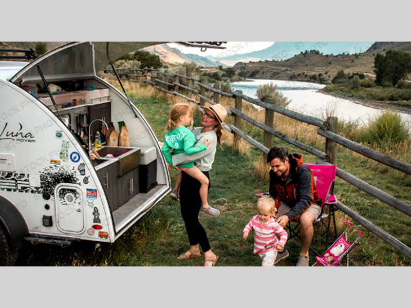 New 2023 inTech RV Luna Rover Teardrop Trailer at Little Guy Trailers ...