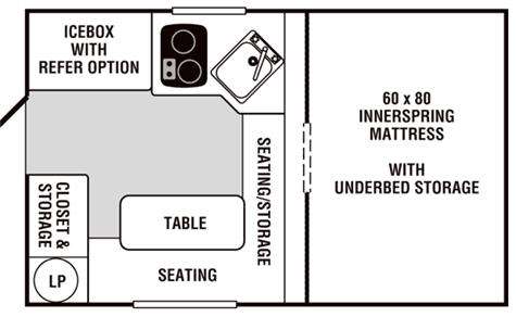 Truck Campers - Bunk Over Cab