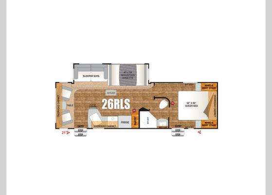 New Outdoors RV Timber Ridge Titanium Series 26RLS Travel Trailer for ...