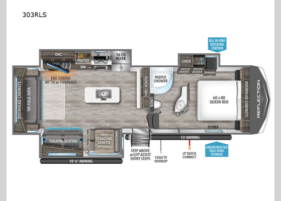 New Grand Design Reflection 303RLS Fifth Wheel for Sale | Review Rate ...