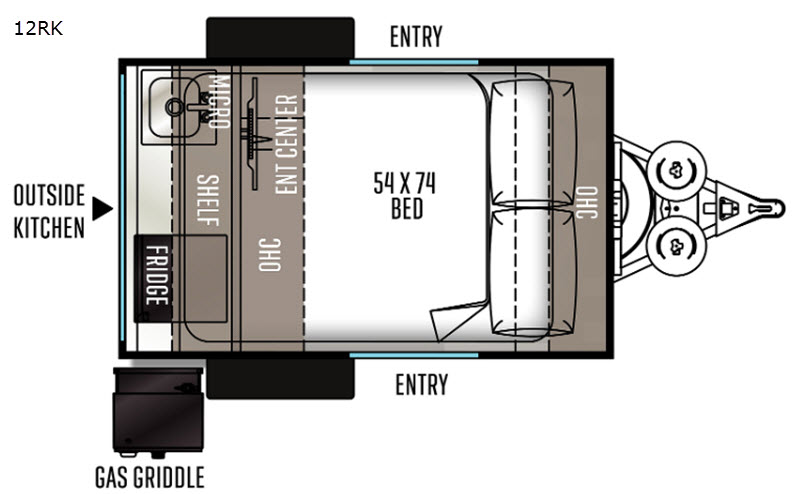 New Forest River RV Rockwood GEO Pro 12RK Travel Trailer for Sale ...