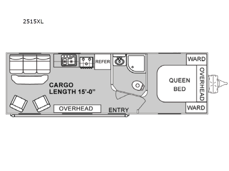 New Genesis Supreme Vortex 2515XL Toy Hauler Travel Trailer for Sale ...